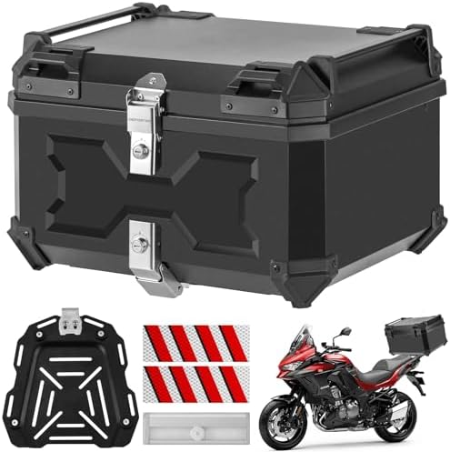 Amazon.co.jp: MOTOSTAR Motorcycle Rear Box, 45 L (11.9 gallons) / 58 L ...