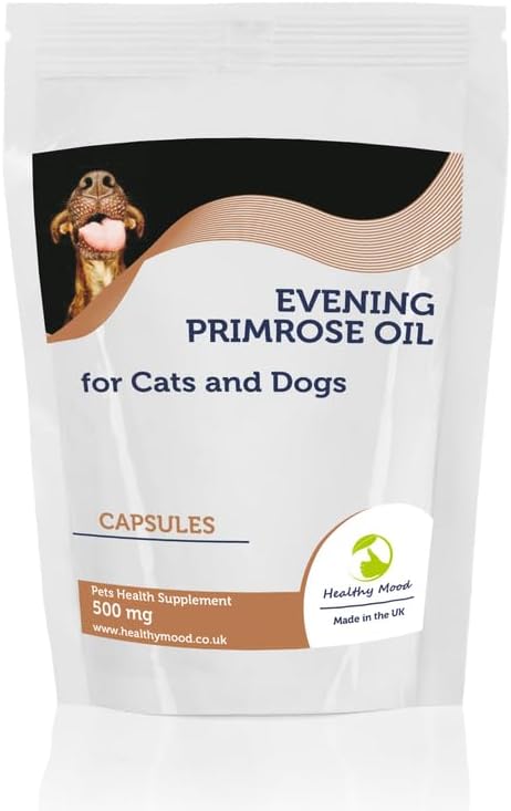 Dorwest Herbs Evening Primrose Oil Capsules for Dogs and Cats 100 ...