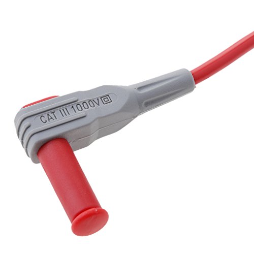 WOMBLE Double End 4mm Male Banana Plug Soft Silicone Test Cable ...