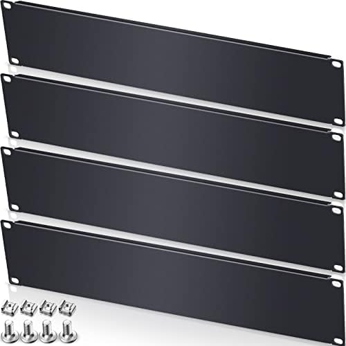 Amazon.com: PATIKIL 6 Pcs 1U,2U,4U Blank Panel Metal Rack Mount, 19 Inches, Filler Panel Mount ...