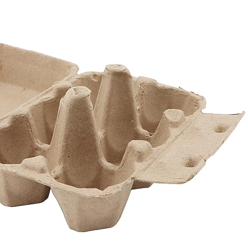 MUKCHAP 40 PCS 6 Count Cardboard Paper Egg Boxes, Pulp Egg Cartons Egg ...