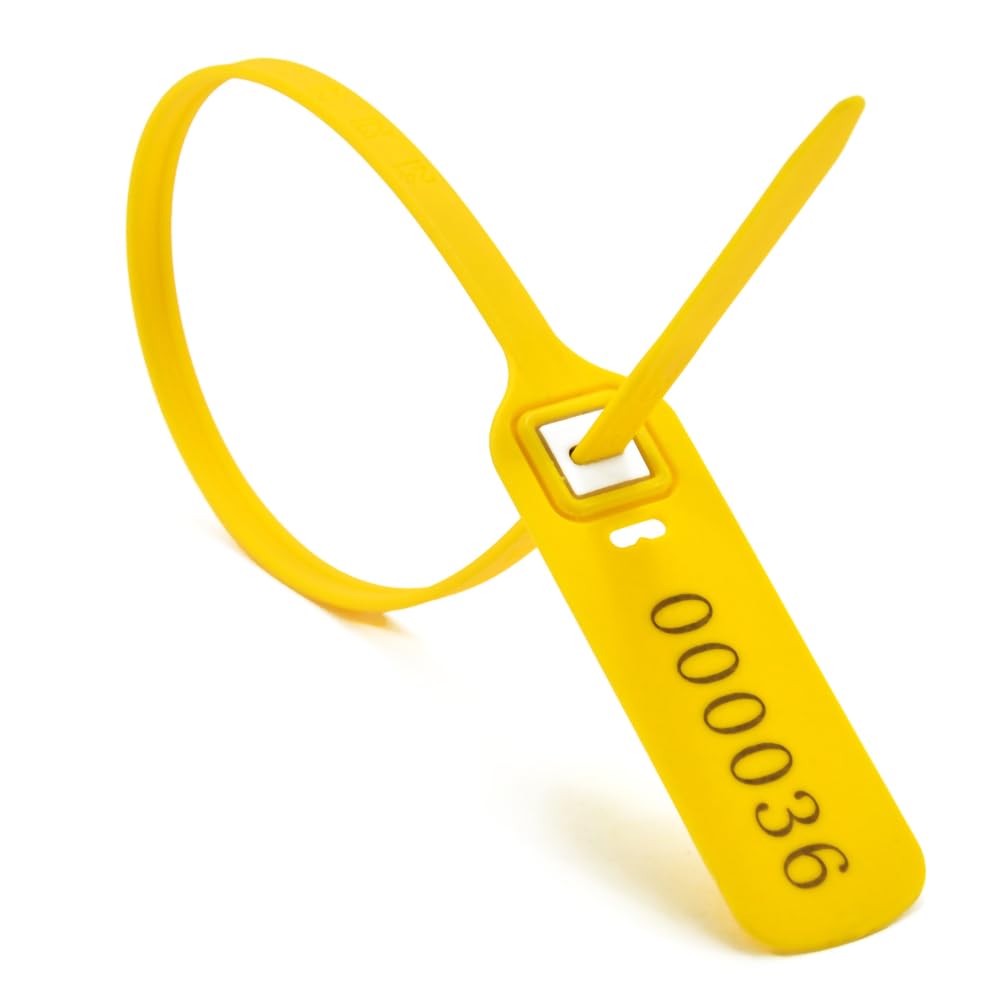 Numbered Zip Ties Plastic Numbered Security Seal Pull Tight Padlock ...