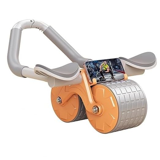 SAKSHAT Automatic Rebound Abdominal Exercise Elbow Support Wheel with ...