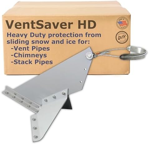 Muzata Roof Snow Guard for Metal Roofs Snow Destroyer for Flue Vent ...