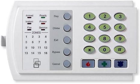 Amazon.com : Interlogix NetworX LED Keypad, 16 Zones (NX-116E) : Access ...