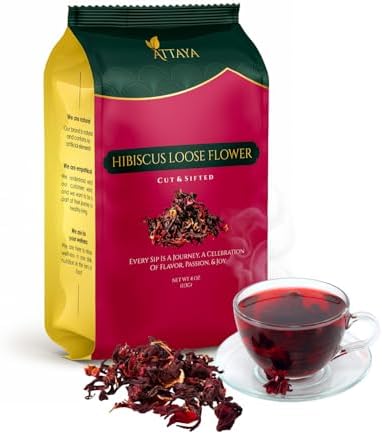 Amazon.com : Hibiscus Tea 1LB (16Oz) 100% CERTIFIED Organic Hibiscus ...