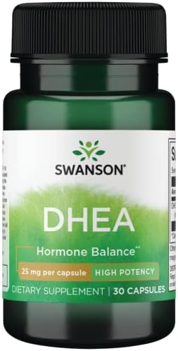 Amazon.com: Swanson Dhea 25 miligramos 30 cápsulas : Salud y Hogar