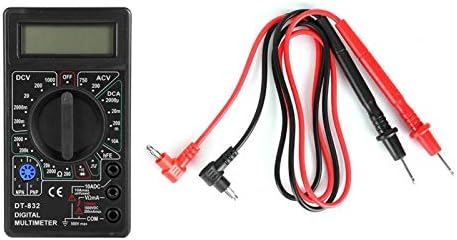 Digital Multimeter Voltmeter Battery Voltage Multi Tester AC DC Volt ...
