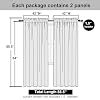 Amazon.com: Lecloud Ivory Sheer Curtains 84 Inches Long 2 Panels Set ...