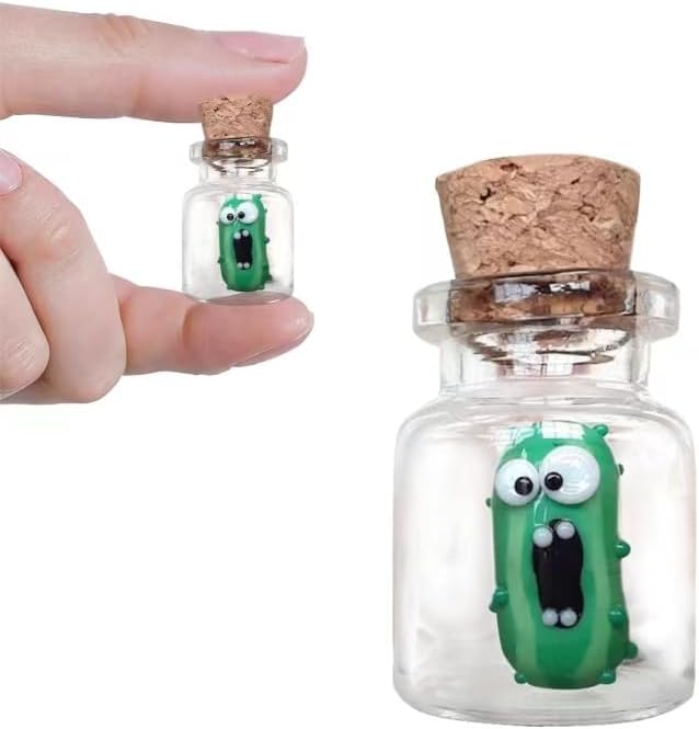 Amazon.com: Emotional Support Pickle Glass for Birthday Gift, Spoof ...
