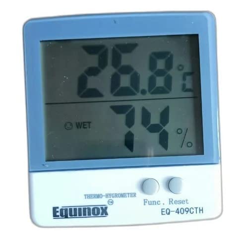 Digital Hygrometer Thermometer, Indoor & Outdoor Temperature Humidity ...