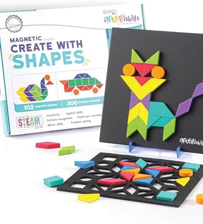 Play Panda Fun Magnetic Shapes (Junior) : Type 1 with 44 Magnetic ...