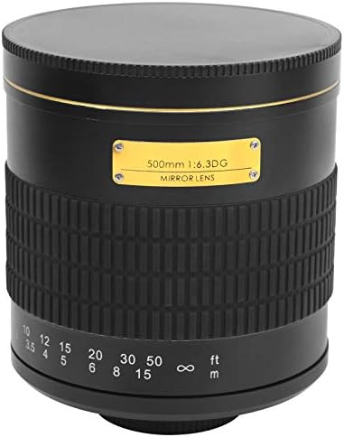 Amazon.com : Telephoto Mirror Lens, Large Aperture Camera Prime Lens ...