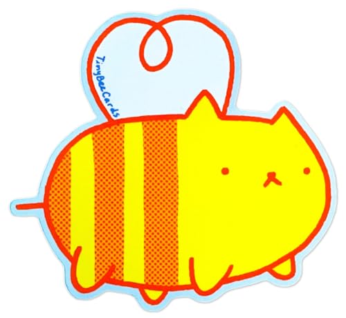 Amazon.com: Cat Bee Vinyl Sticker : Handmade Products