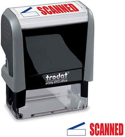 Refill Pad Scanned Trodat Printy 4912 Self-Inking Two Color Stock Stamp Ink