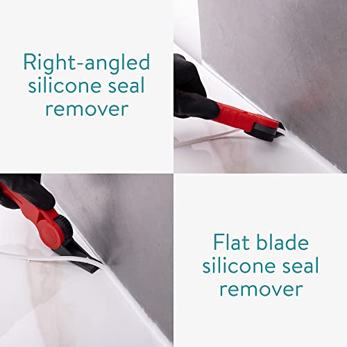 Navaris Silicone Remover Tool Kit – Grout Removal Scraper Tools and ...