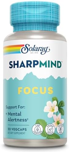 Amazon.com: SOLARAY SharpMind Focus, Mental Alertness Nootropic ...