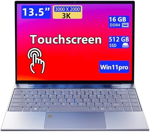 Amazon.com: Morostron 13.5" Touch Screen Laptop, Win11 Laptop Computer ...