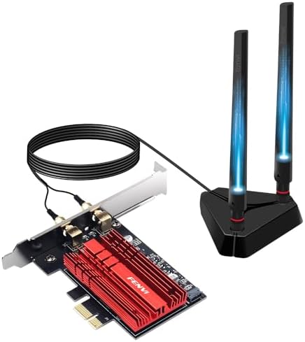 Amazon.com: WAVLINK 2024 New AX5400M WiFi 6E PCIe Network Card, Tri ...
