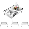 Amazon.com: Evelots Kitchen Cabinet Wire Shelf Organizer/Rack - 4 Pack ...