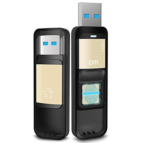 DM PD061 USB3.0 64GB High-Speed Recognition Fingerprint Encrypted Pen ...