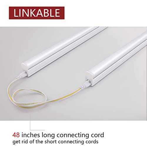 Kihung LED T5 Integrated Light Fixture, 3FT, 15W, 1650lm, 6500K ...