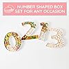 Amazon.com: Soul & Lane Fillable Cardboard Number Charcuterie Board Box ...
