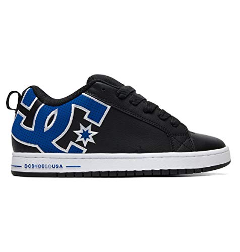 DC Men's Court Graffik SE Skate Shoe,Carbon/Battleship,18 M | Amazon ...