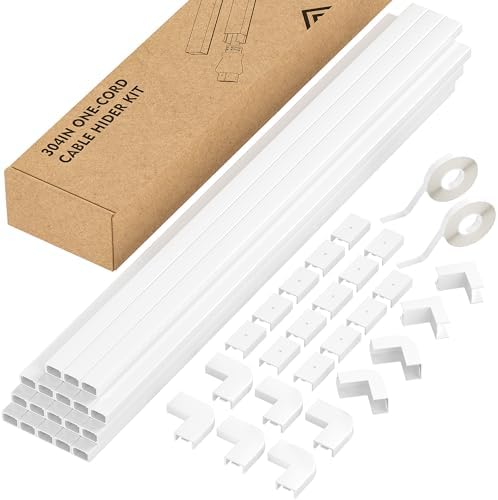 Amazon.com: D-Line 32.8ft Cable Raceway, Self Adhesive Cord Cover, Hide ...