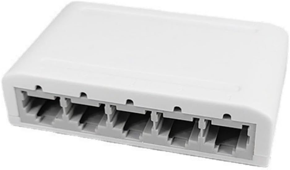 Amazon.com: ziaoou 5 Port Gigabit Data Switch,Network Hub,Desktop ...