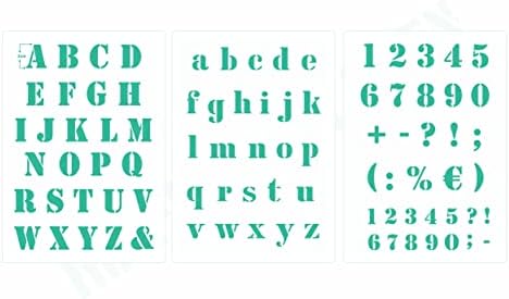 Letters Van Het Alfabet Sjablonen
