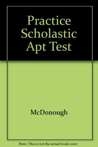 Buy Practice Scholastic Apt Test Book Online at Low Prices in India ...