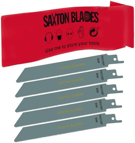 5x Saxton Blades 150mm Reciprocating Sabre Saw Wood Blades R644D for ...