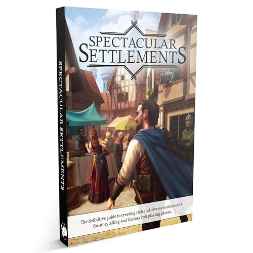 Nord Games: Spectacular Settlements - Hardcover RPG Supplement Book, Build Locations & Utilize ...