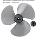 Amazon.com: dPois Plastic Fan Blade Leaves Universal Household Standing ...