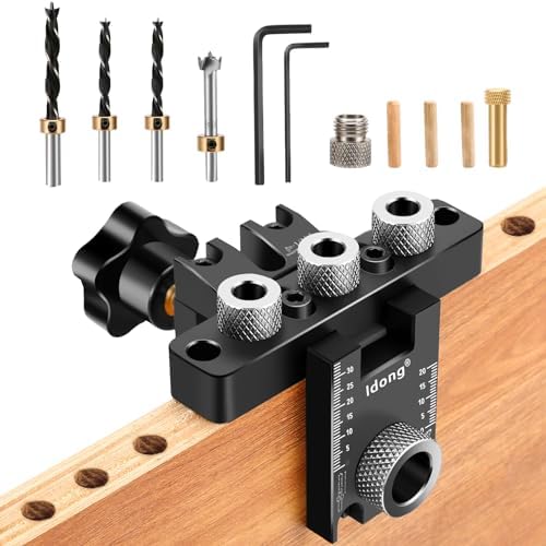Drill Guide for Carpentry, 2/4/6/8/10/12mm Drill Block Accessories ...