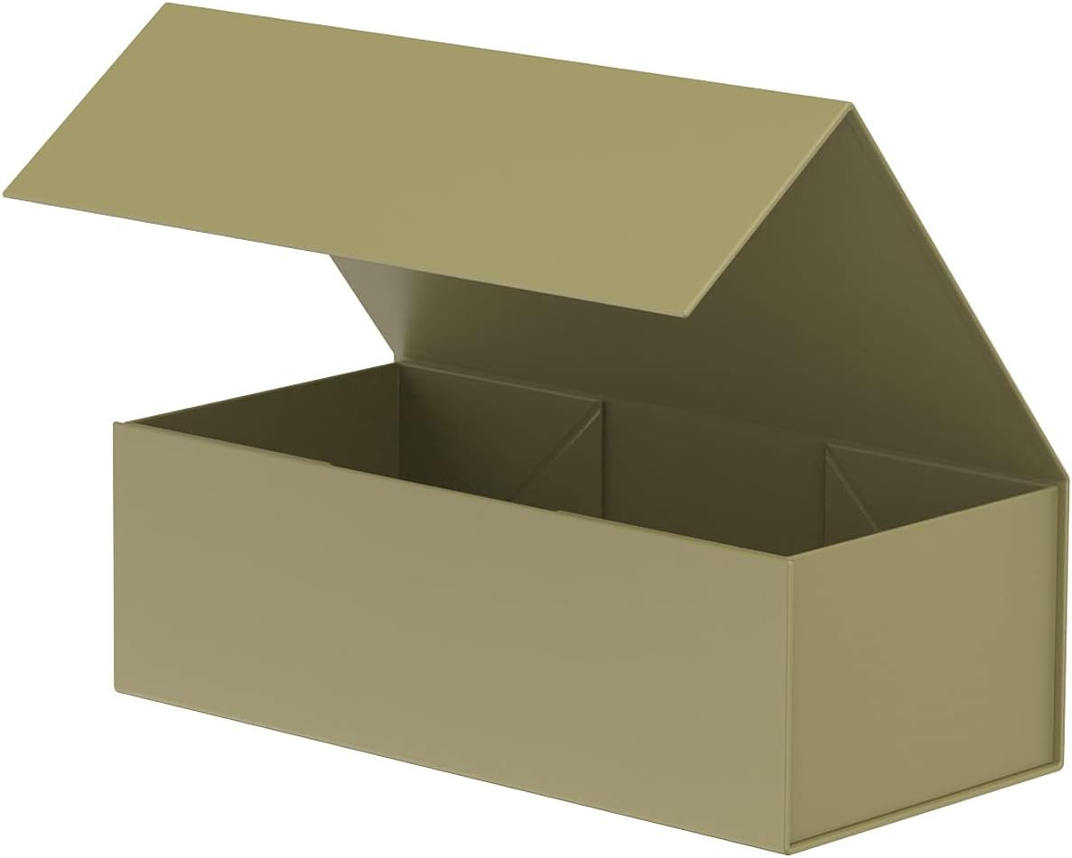 Amazon.com: MONDEPAC Gift Box with Magnetic Closure Lid 12" X 6" X 4 ...