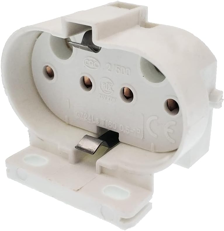 Ezfit 2G11 Lampholder 4 Pin LED CFL 2G11 Bulbs Socket Lamp Base for UVD ...