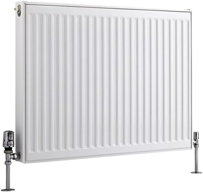 Milano Compact White Type 21 Horizontal Double Panel Plus Convector ...