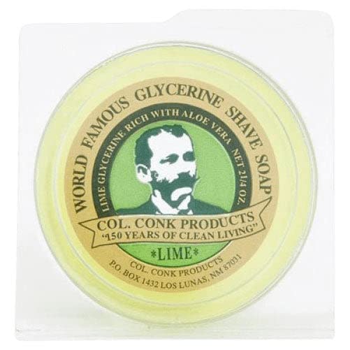 Amazon.com: COL CONK LIME GLYCERINE SHAVE SOAP : Beauty & Personal Care