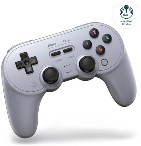 Amazon.com: 8BitDo Pro 2 Bluetooth Controller for Switch/Switch 2, Hall ...