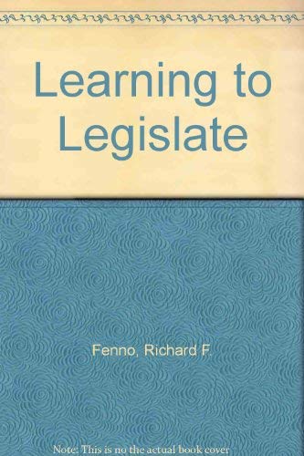 Amazon | Learning to Legislate | Fenno, Richard F. | Social Sciences