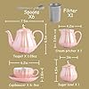 Amazon.com | Porcelain Tea Sets British Royal Series, 8 OZ Cups& Saucer ...