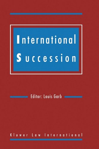 International Succession: Garb, Louis: 9789041107817: Amazon.com: Books