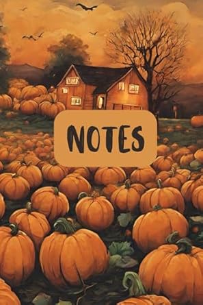 Pumpkin Patch Lined Notebook- The Fall Collection - Autumn themed ...