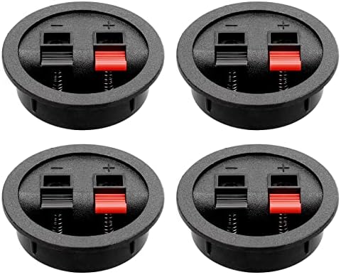 Amazon.com: UBANU Speaker Box Terminal Cup, 2 Pack Round Spring ...