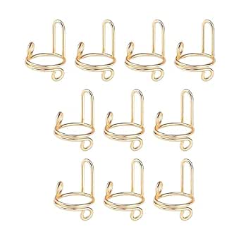 10 Pieces Fingernail Rings Removable Nail Art Decoration Halal Nail ...
