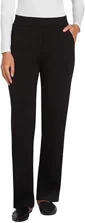 Matty M Women's Pull On Straight Leg Office Pants (US, Alpha, XX-Large ...