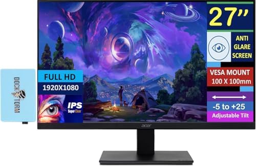Amazon.com: Amazon Basics 27 inch Monitor, FHD 1080P, Max 100Hz, VESA ...