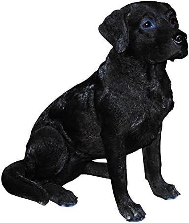 Vivid Arts | Real Life Black Labrador | Resin Home or Garden Decoration ...